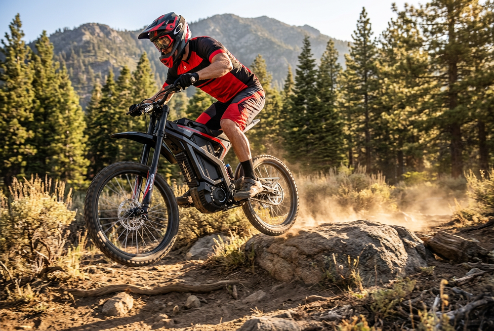 EKX M1 Mid-Drive Electric Bike | 16800W 62MPH 72V 50Ah – EKXbike